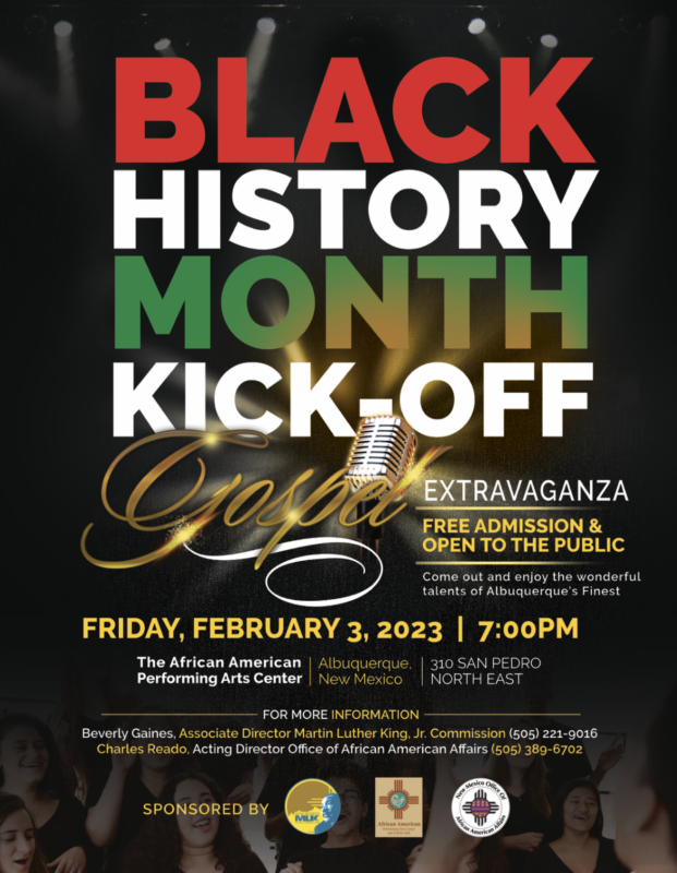 BHM Launch – Martin Luther King, JR State Commission