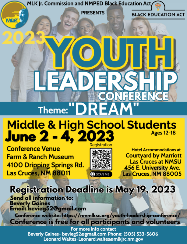 Youth Leadership Conference 2023 – Martin Luther King, JR State Commission